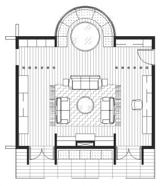 Small Living Room Floor Plan By an Experienced Architect